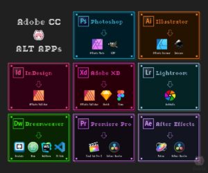 脱Adobeと代替ソフト8つ。デザイナーのサブスク地獄は開放されるか？｜8vivid